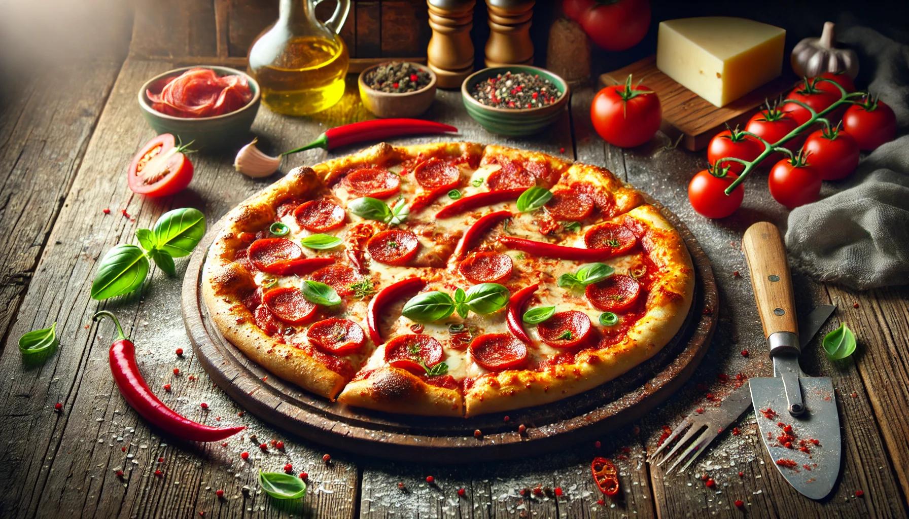 Pizza Picanta Reteta Pentru Iubitorii De Condimente - infoc.ro