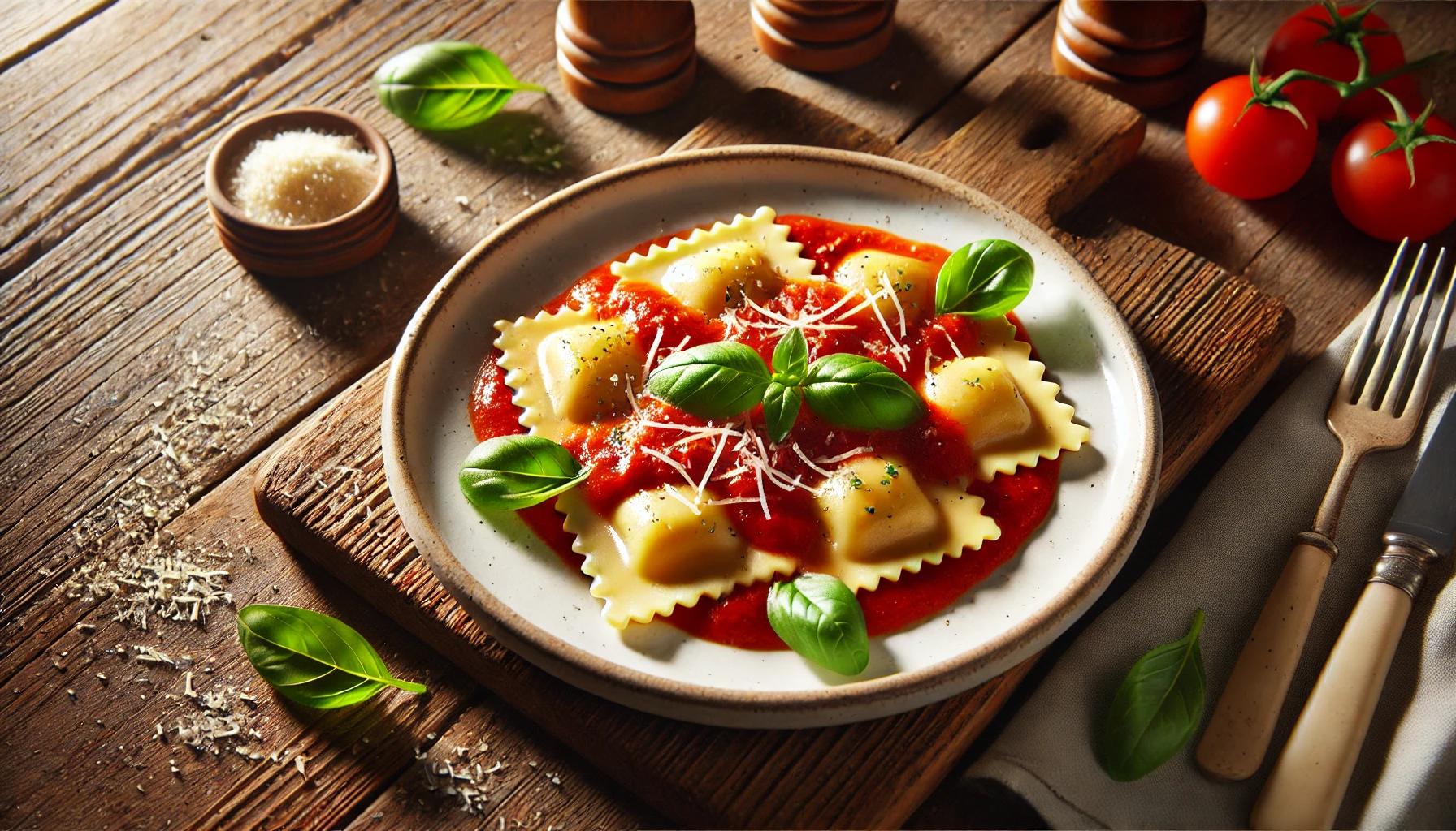Ravioli Cu Sos De Rosii Reteta Simpla Si Delicioasa - infoc.ro