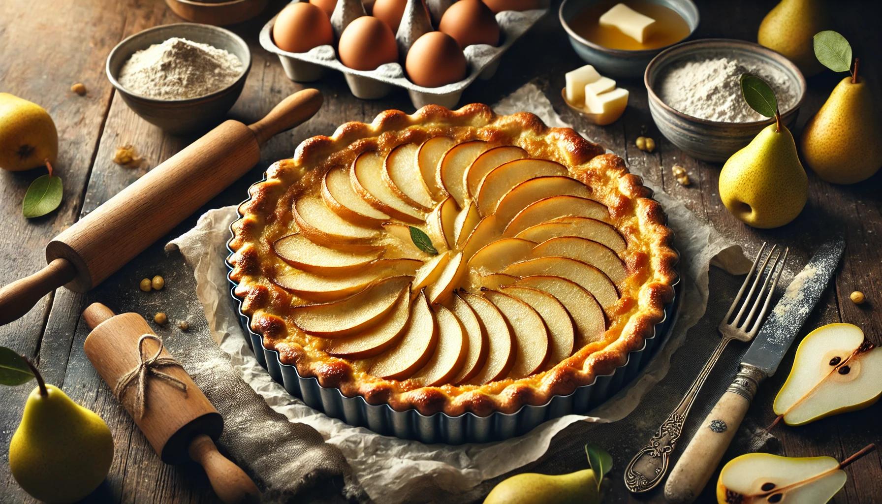 Tarta Cu Pere Desert Simplu Si Rafinat - infoc.ro