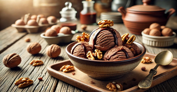 Inghetata Cu Cacao Si Nuci Reteta Delicioasa De Desert - infoc.ro
