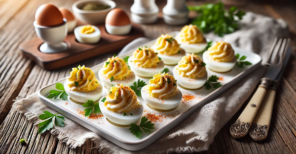 Oua Umplute Cu Maioneza Reteta Clasica - infoc.ro