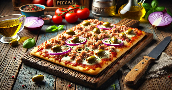Pizza Cu Ton Reteta Simpla Si Gustoasa - infoc.ro