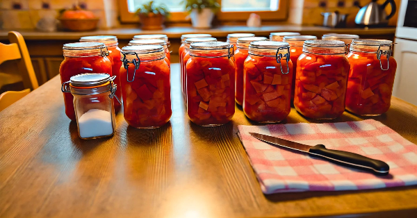 Rosii Cuburi La Borcan Pentru Iarna Reteta Traditionala - infoc.ro