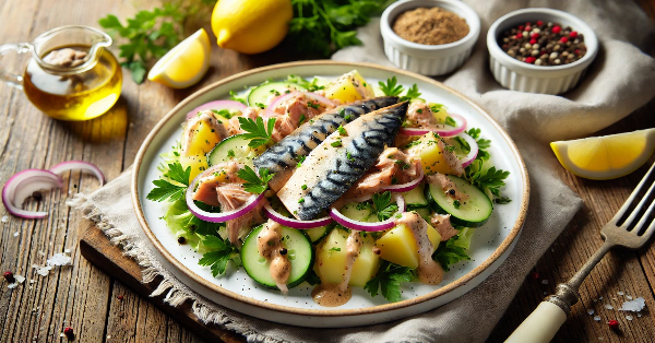 Salata De Macrou Afumat Reteta Sanatoasa - infoc.ro