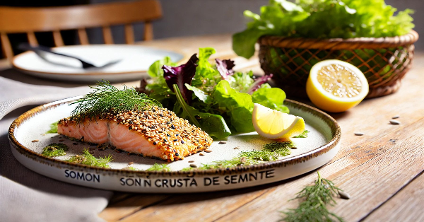 Somon In Crusta De Seminte Reteta Sanatoasa - infoc.ro